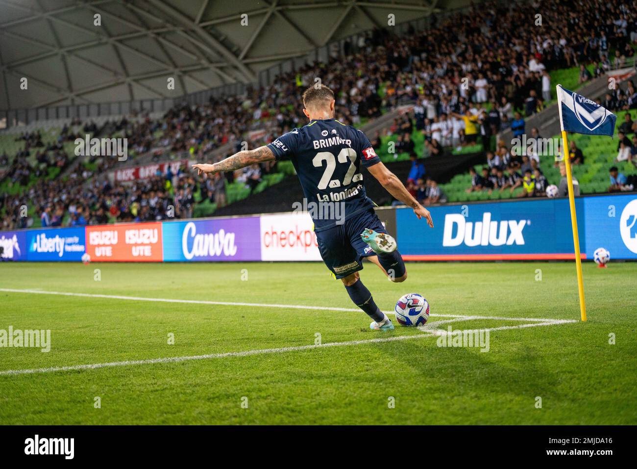 Melbourne, Australia. 26th January 2023. Melbourne Victory's Jake ...