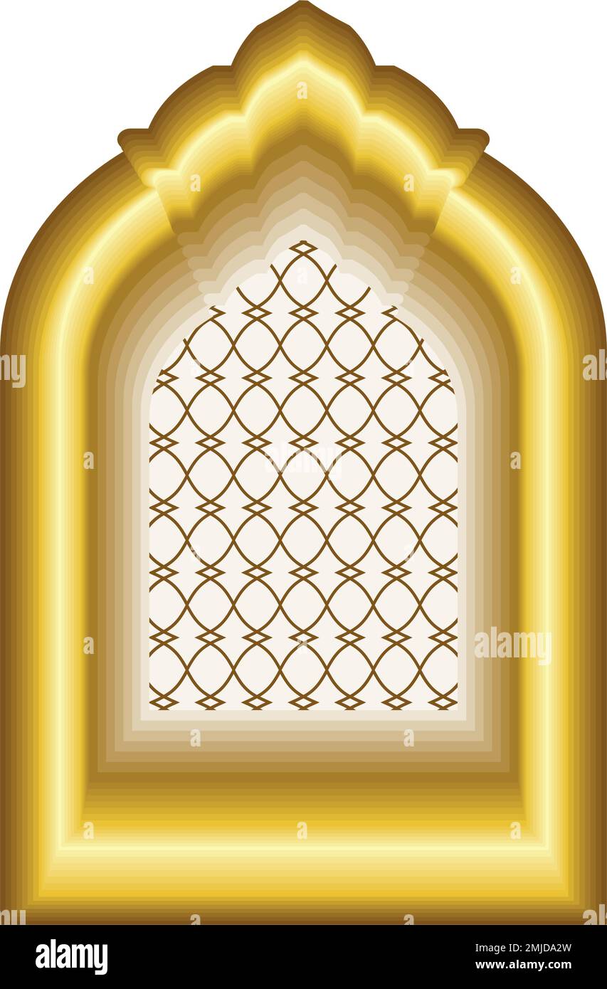 arabic window frame Stock Vector Image & Art - Alamy