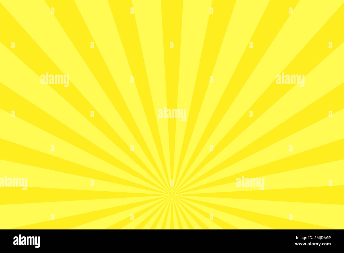 Sunburst background. Vector sunburst yellow radial beams pattern ...