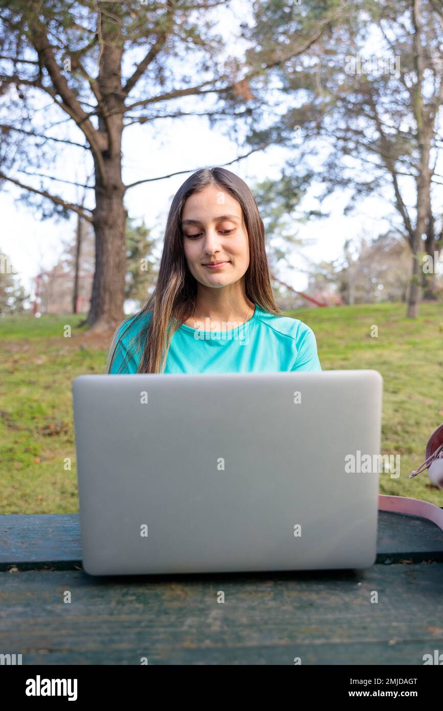 Successful young woman sitting laptop hi-res stock photography and ...