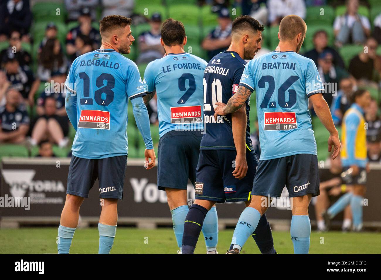Melbourne, Australia. 26th January 2023. From Left to Right: Diego ...