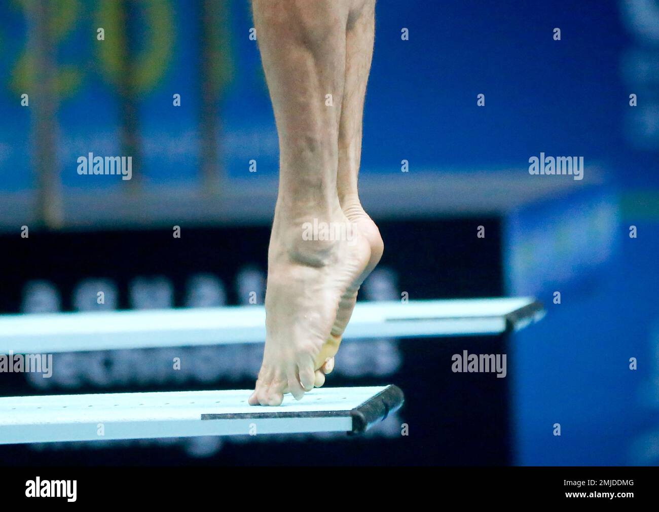 Germany's Patrick Hausding competes on his way to win the silver medal ...