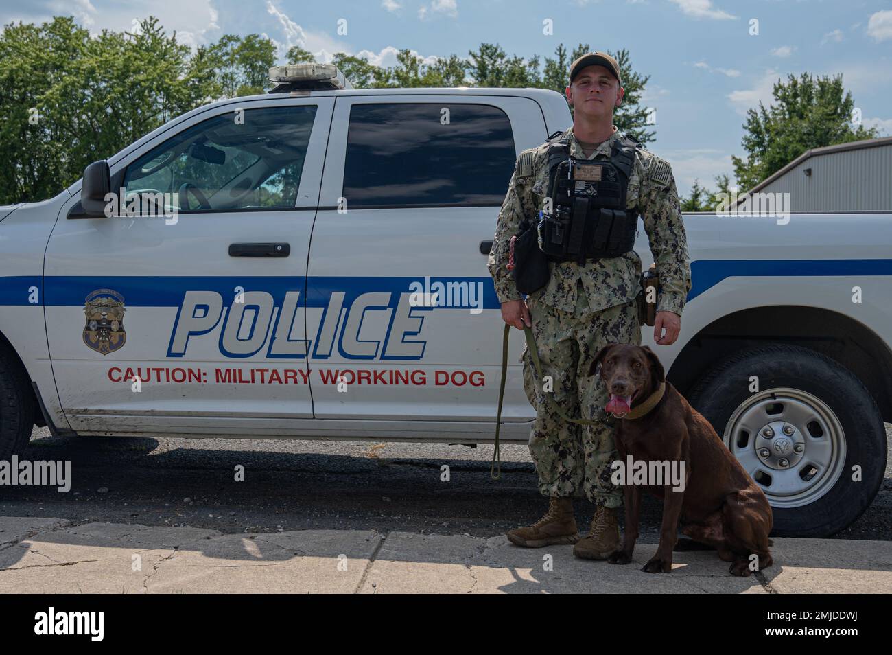 U.S. Navy Petty Officer 2nd Class Justin Genova, 87th Security Forces ...