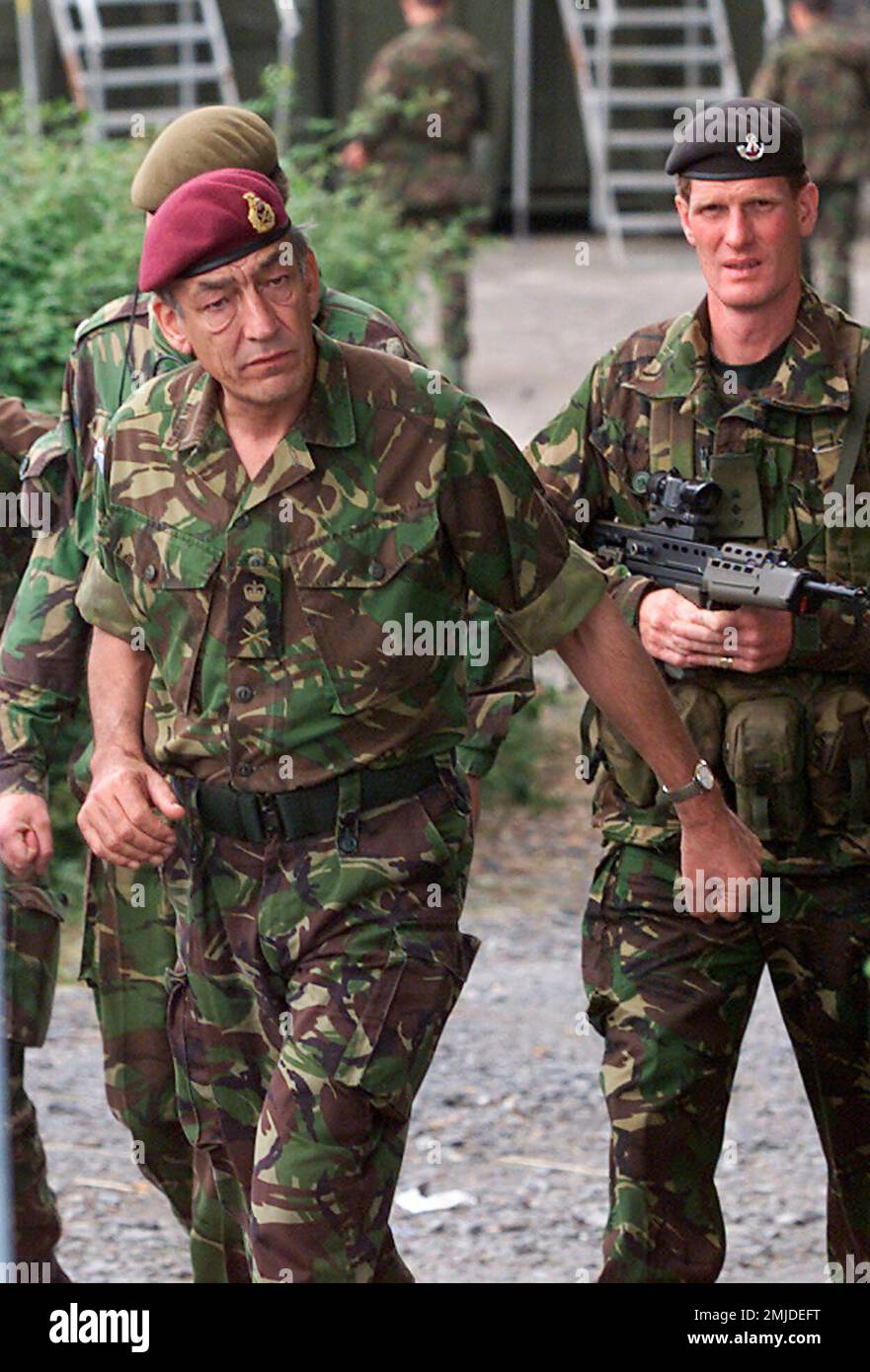 Sir Gen. Michael Jackson Commander in Chief of Land, arrives to survey ...