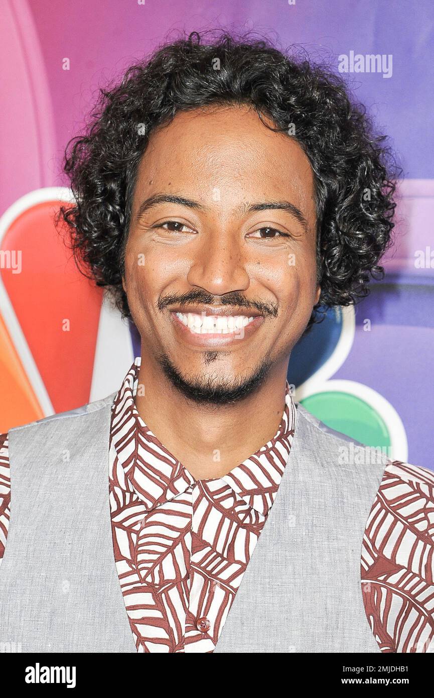 Samba Schutte attends the NBC red carpet event during the Television ...