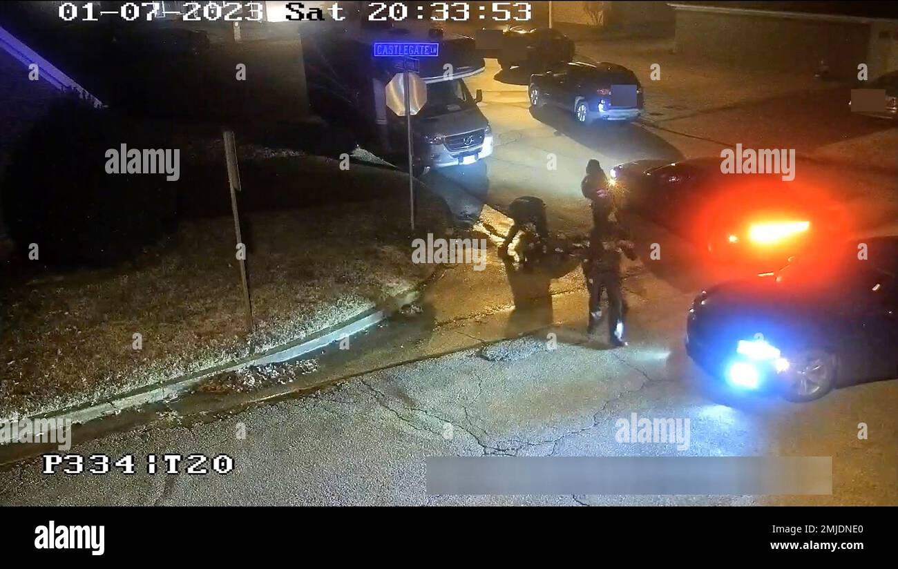 Memphis Tennessee Usa 27th Jan 2023 Police Bodycam Footage