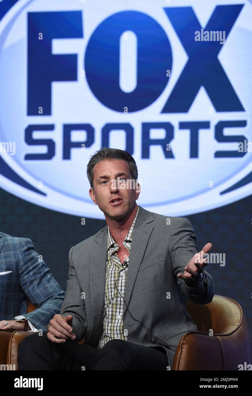 Kevin Burkhardt participates in Fox Sports' "Rallying Fans for the ...