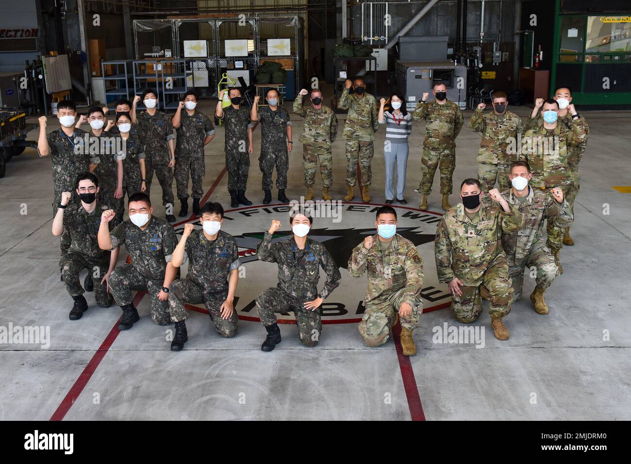 U.S. Air Force 8th Maintenance Group Airmen and Republic of Korea Air ...