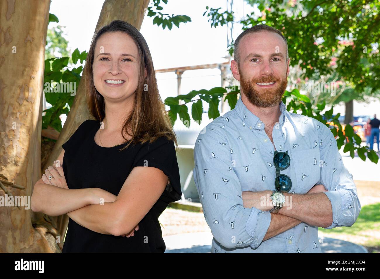 Norfolk Naval Shipyard's Code 100PI Megan Hanni and Code 2340 Ryan ...