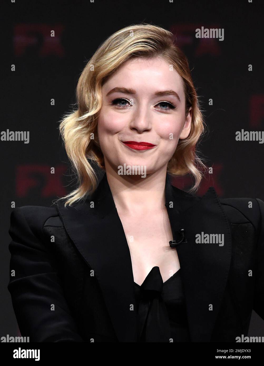 Sarah Bolger, a cast member in the FX series "Mayans M.C.," takes part ...