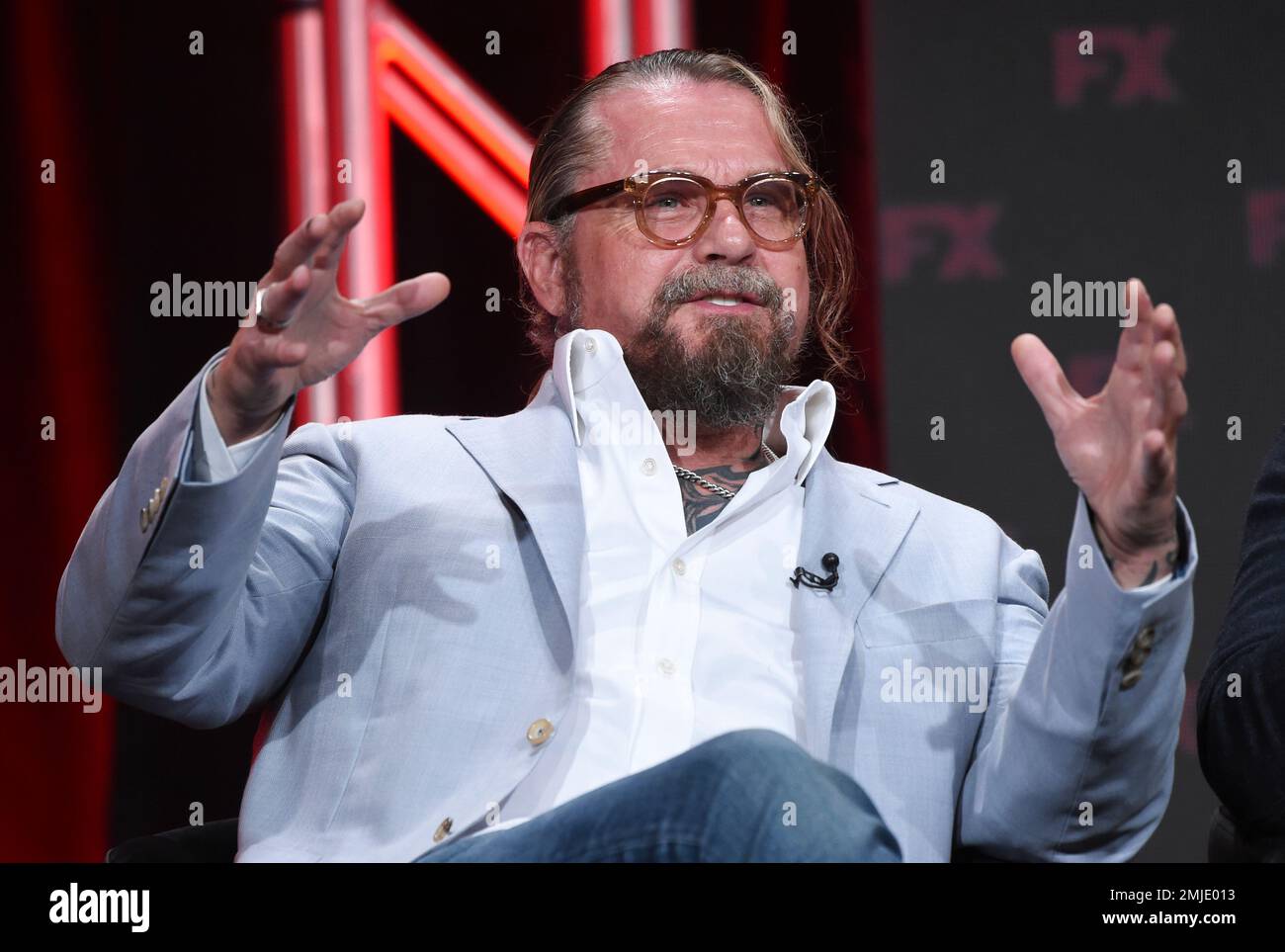 Kurt Sutter, the co-creator, executive producer and writer of the FX series "Mayans M.C.," takes ...