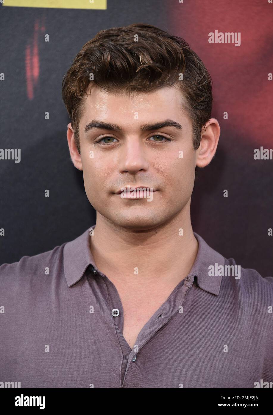 Garrett Clayton arrives at the world premiere of "The Kitchen" at the ...