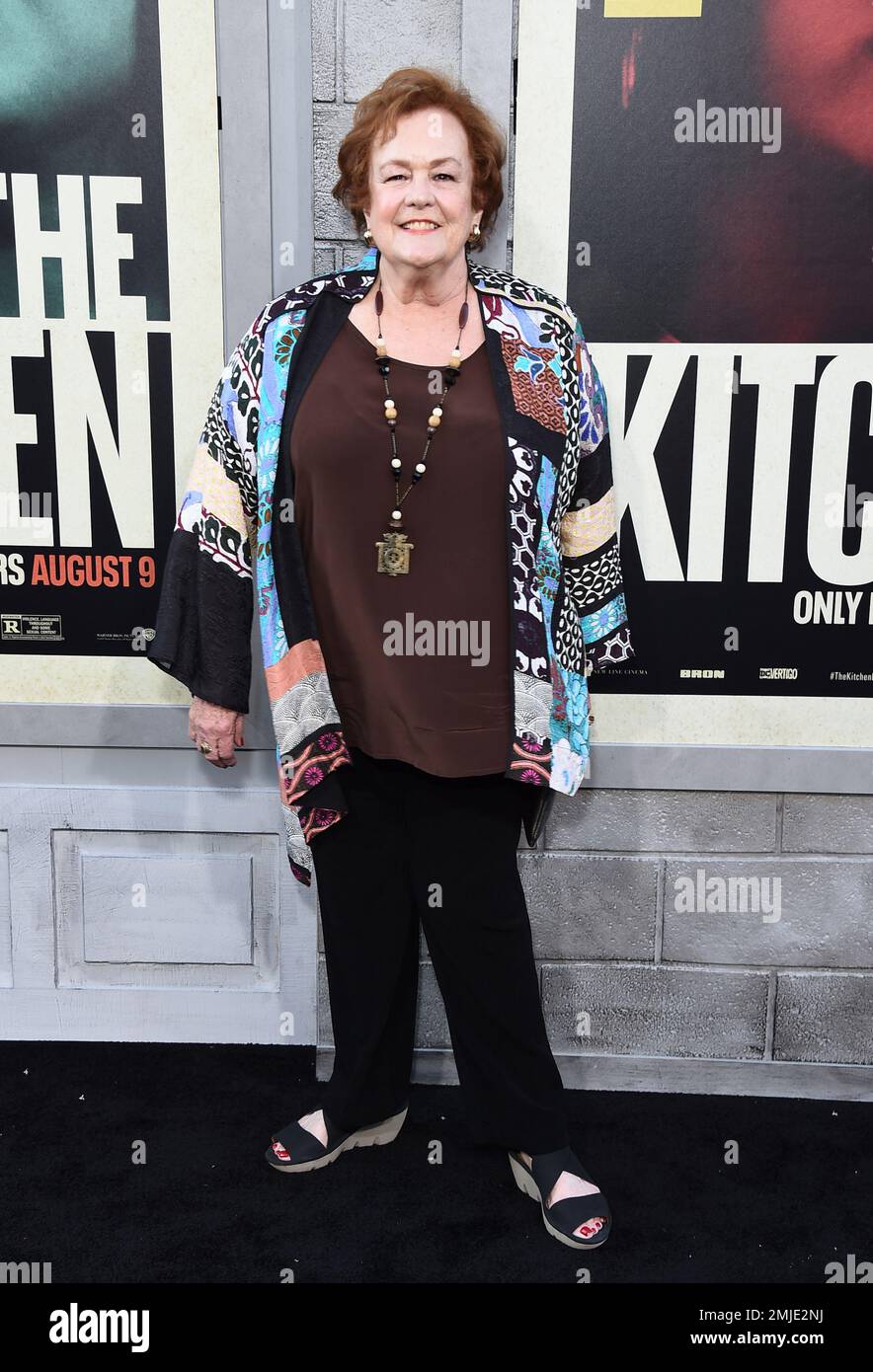 Pamela Dunlap arrives at the world premiere of "The Kitchen" at the TCL ...