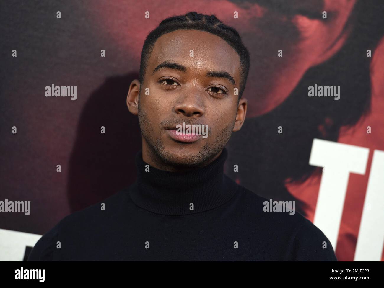 Algee Smith arrives at the world premiere of "The Kitchen" at the TCL ...