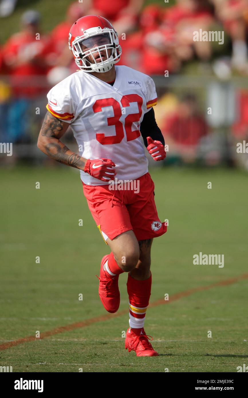 Kansas City Chiefs free safety Tyrann Mathieu runs during NFL football ...