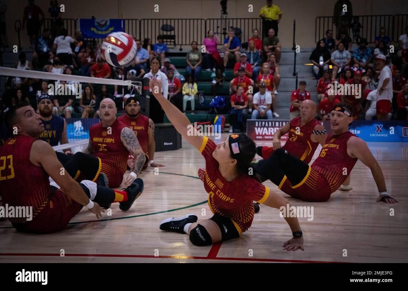 U.S. Marine Corps Cpl. Faheemah Bostan-Ali, veteran, competes in ...