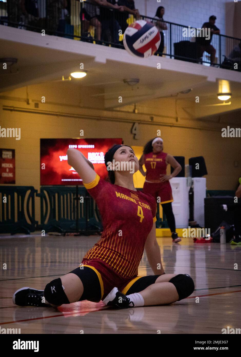 U.S. Marine Corps Cpl. Faheemah Bostan-Ali, veteran, competes in ...