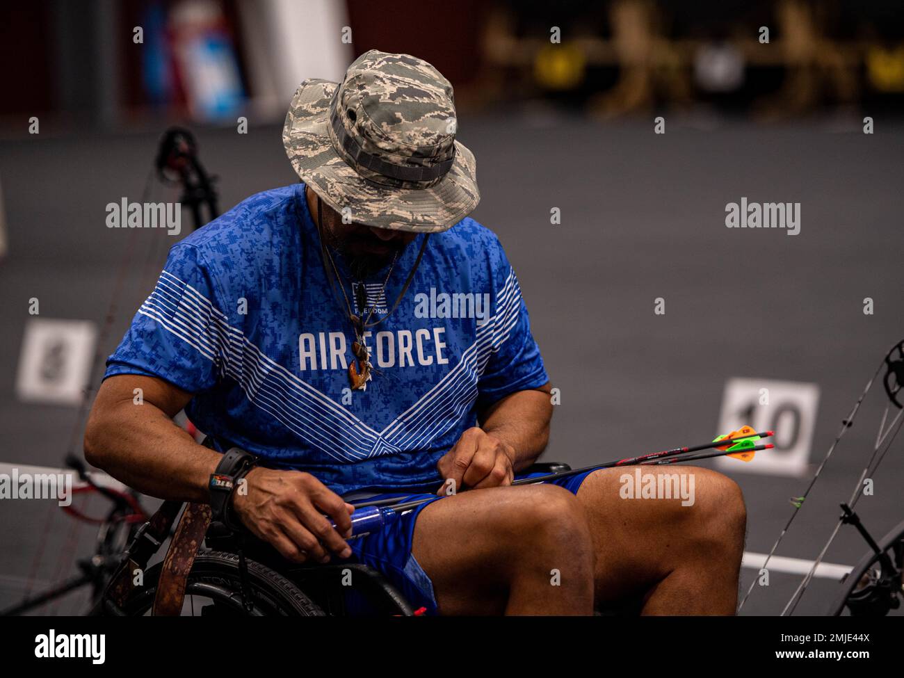 U.S. Air Force Chief MSgt. Garrett Kuwada, a Team Air Force Warrior ...