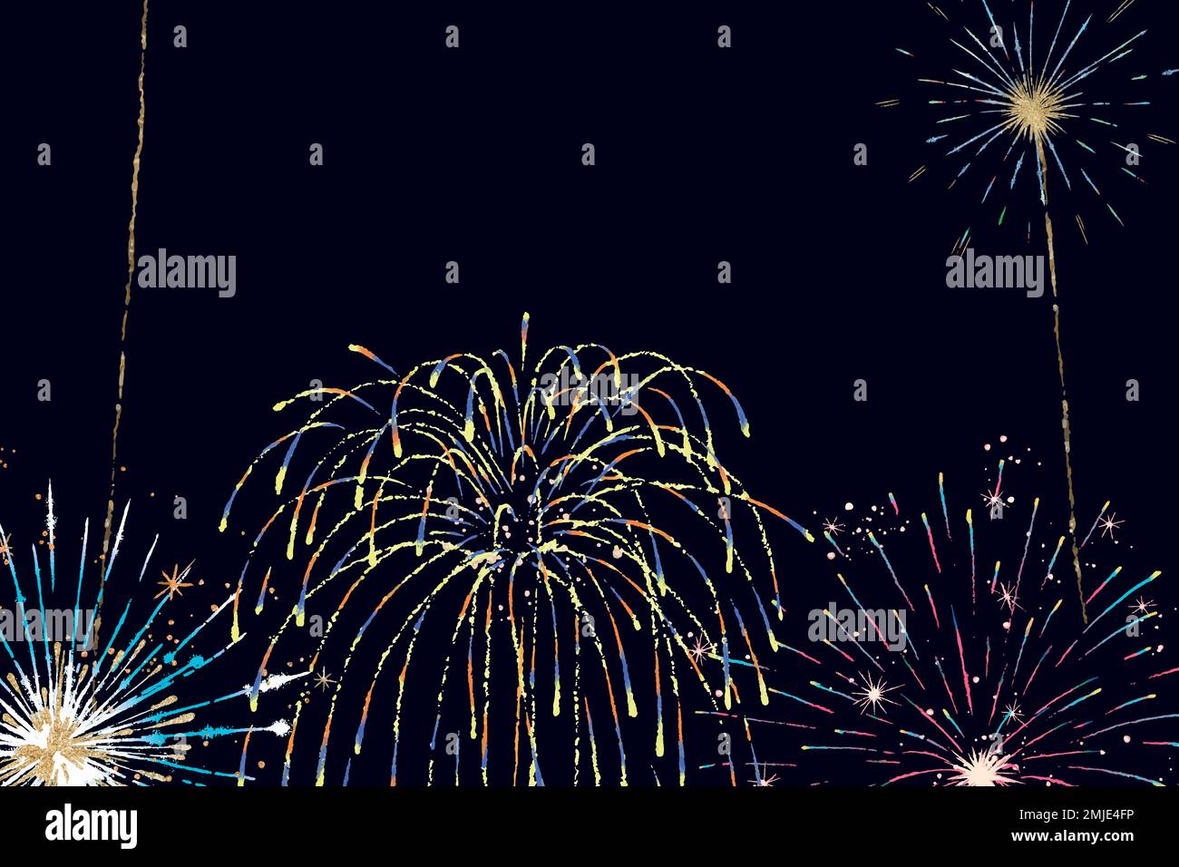 Festival fireworks background vector for celebrations and parties Stock ...