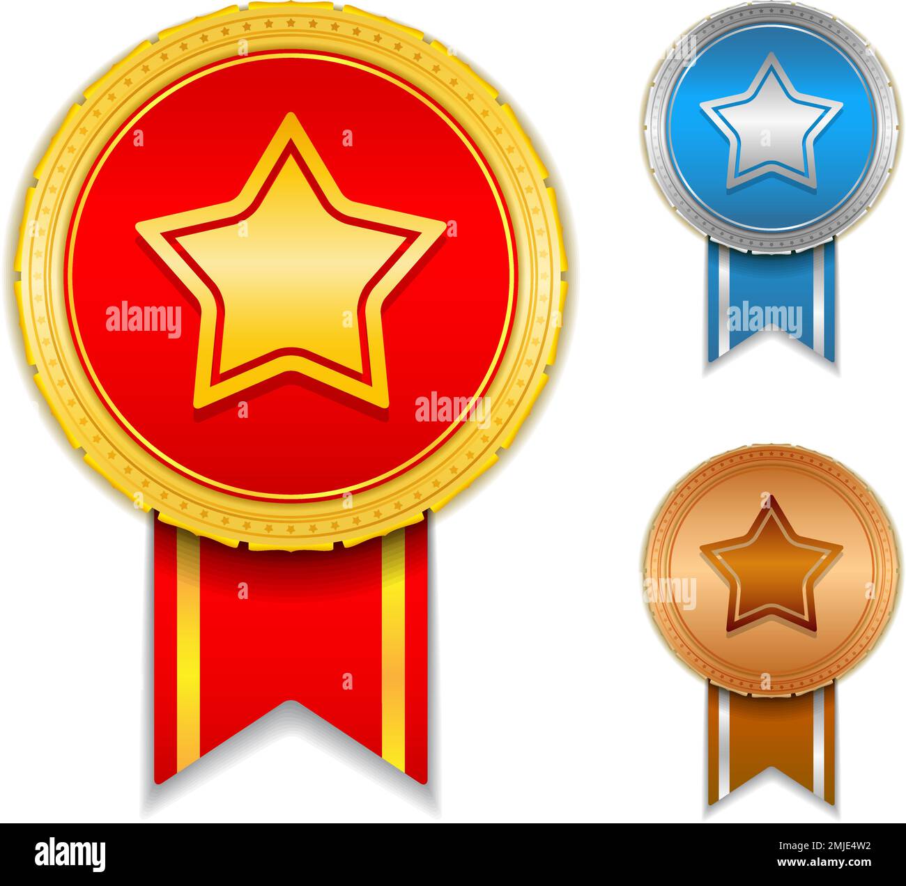 Bronze star medals Stock Vector Images - Alamy