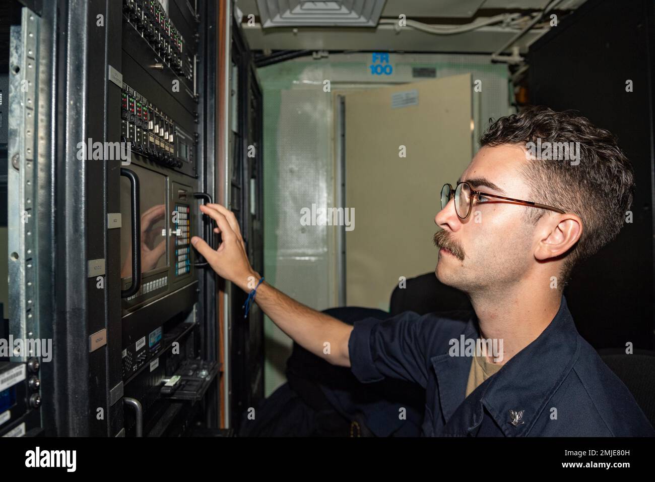 EAST CHINA SEA (Aug. 27, 2022) Interior Communications Electrician 3rd ...