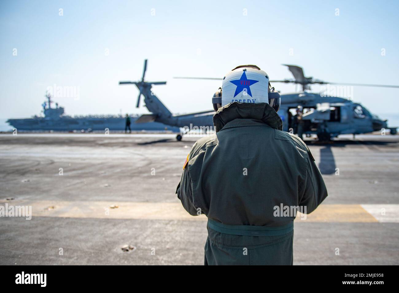 220827-N-XR893-1007 IONIAN SEA (Aug. 27, 2022) Rear Adm. Paul Spedero ...