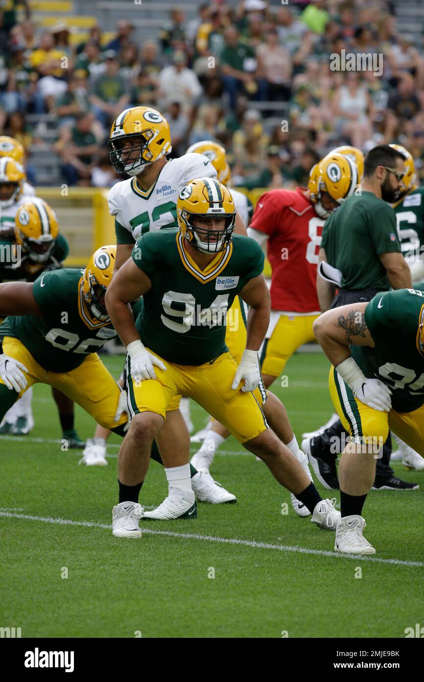 Green Bay Packers' Dean Lowry during the NFL football team's Family ...