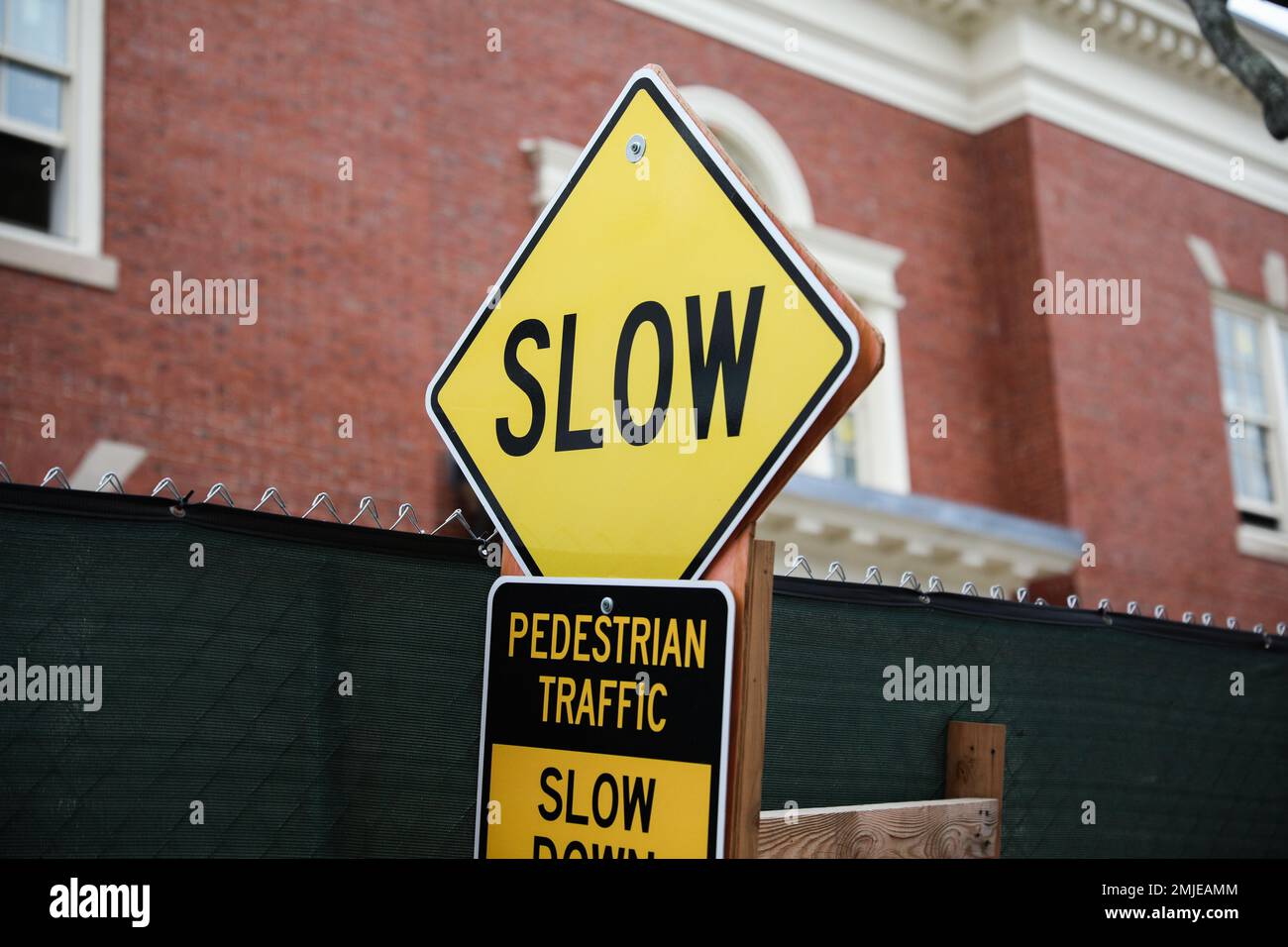 Road signs stop sign do not park slow down caution speed limit handicap ...