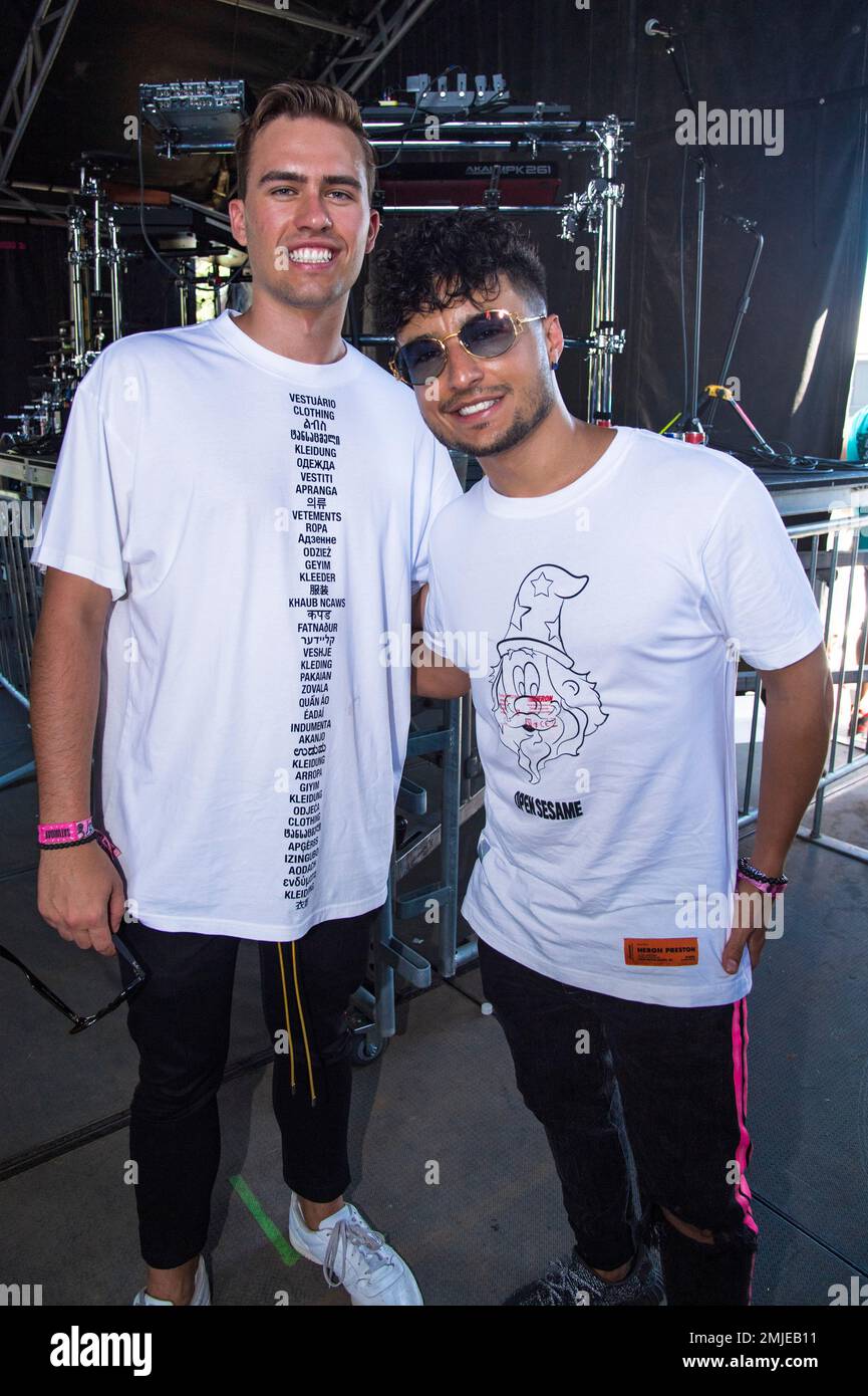 Joe Depace and Andrew Fedyk of Loud Luxury pose for a portrait on day ...