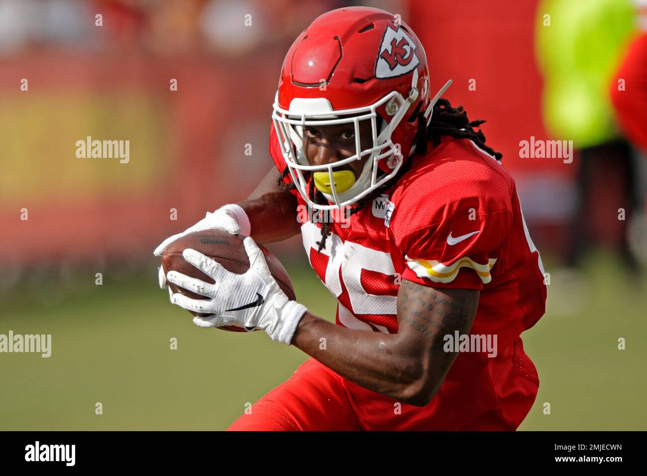 Kansas City Chiefs wide receiver Davon Grayson runs during NFL football ...