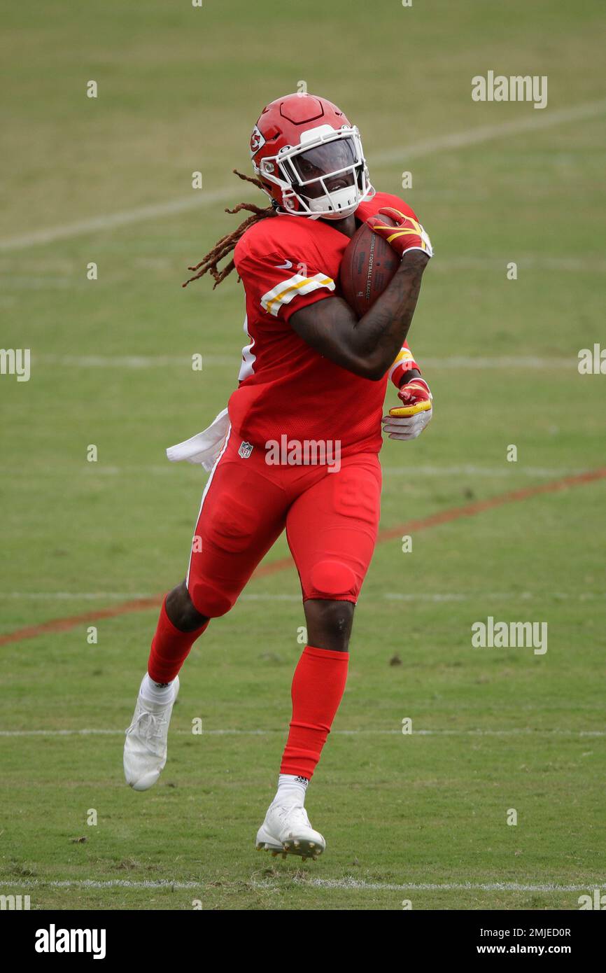 Kansas City Chiefs wide receiver Felton Davis runs during NFL football ...