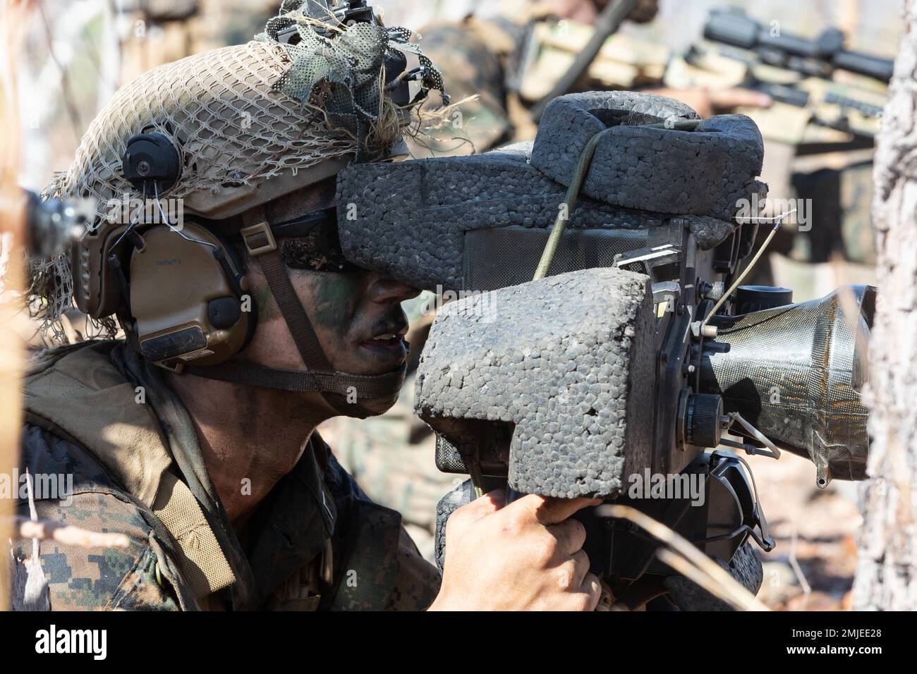U.S. Marine Corps Lance Cpl. Micah Brant, an anti-tank missileman with ...