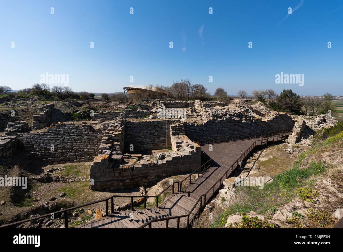 The archaeological sites of Troy Stock Photo - Alamy