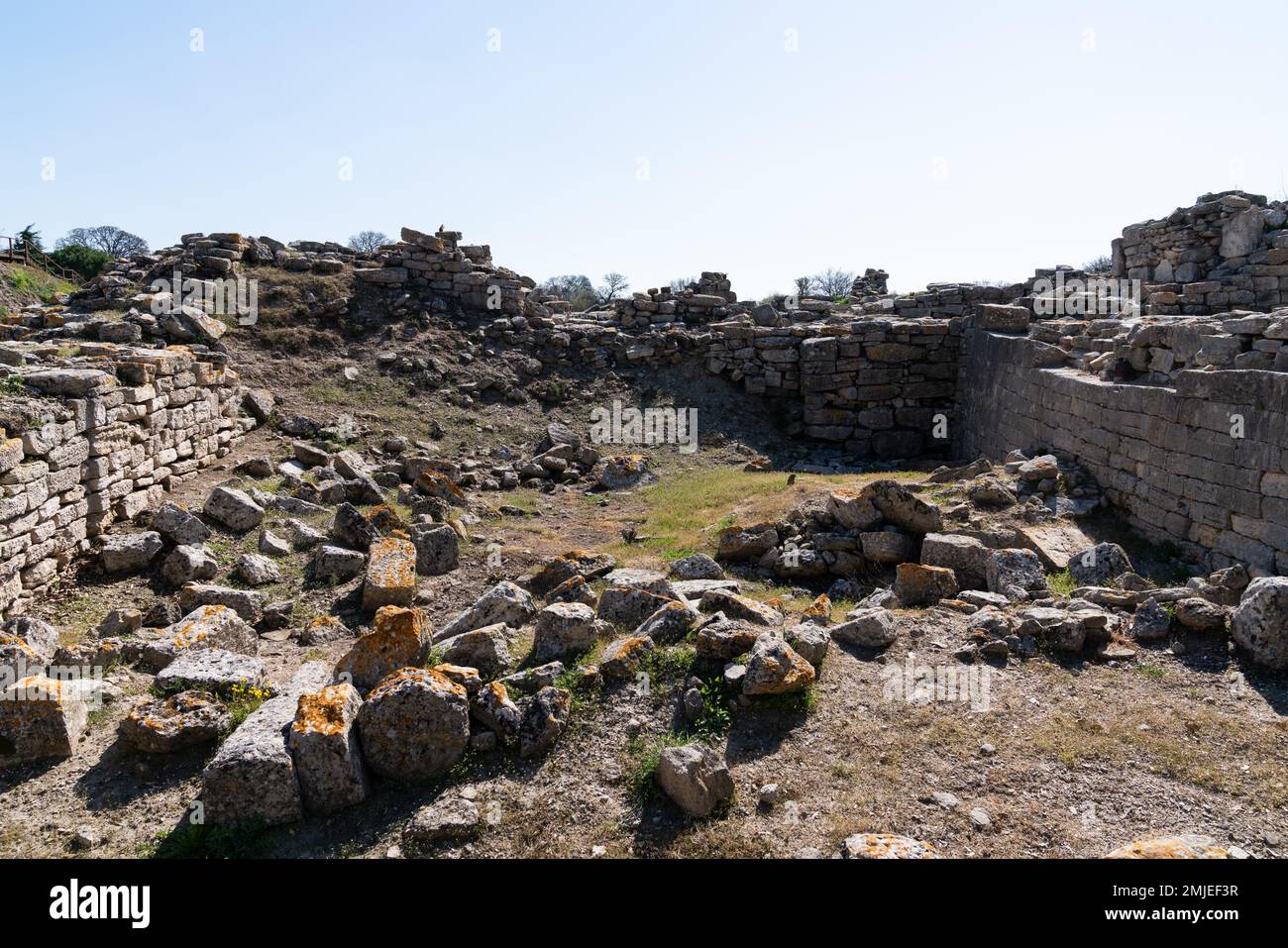 The archaeological sites of Troy Stock Photo - Alamy