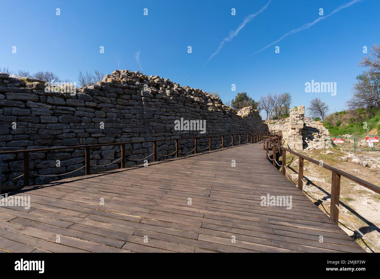 The archaeological sites of Troy Stock Photo - Alamy