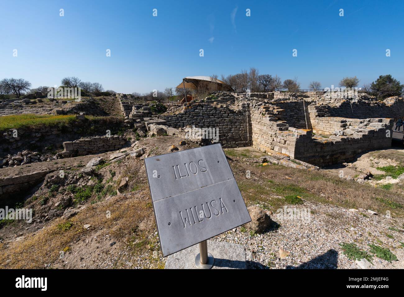 The archaeological sites of Troy Stock Photo - Alamy