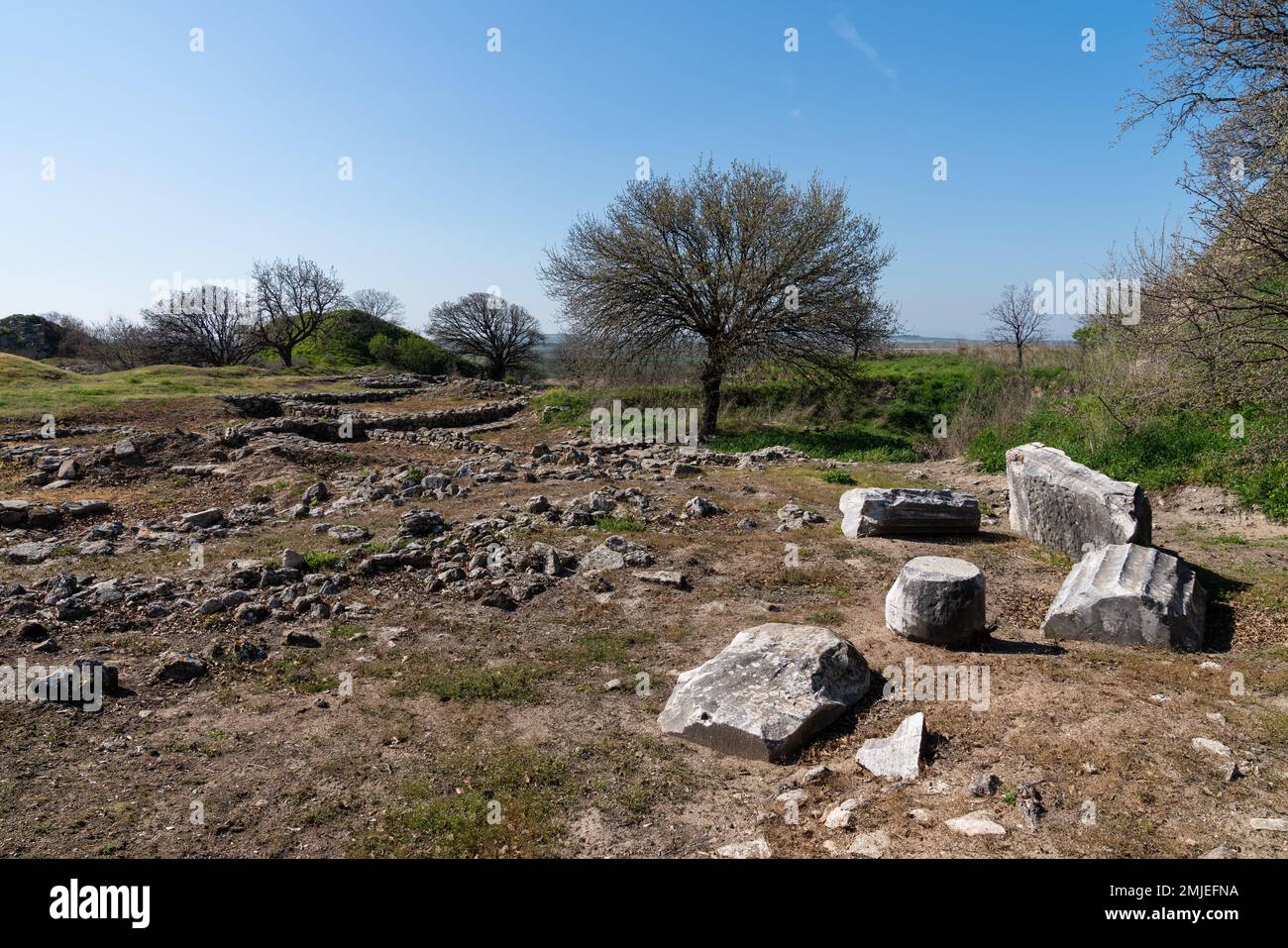 The archaeological sites of Troy Stock Photo - Alamy