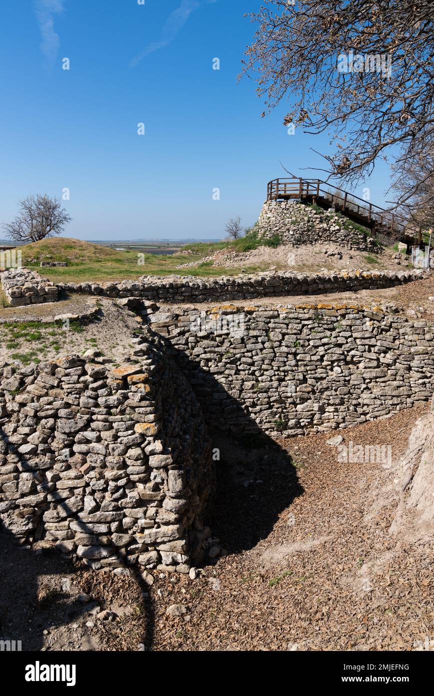 The archaeological sites of Troy Stock Photo - Alamy