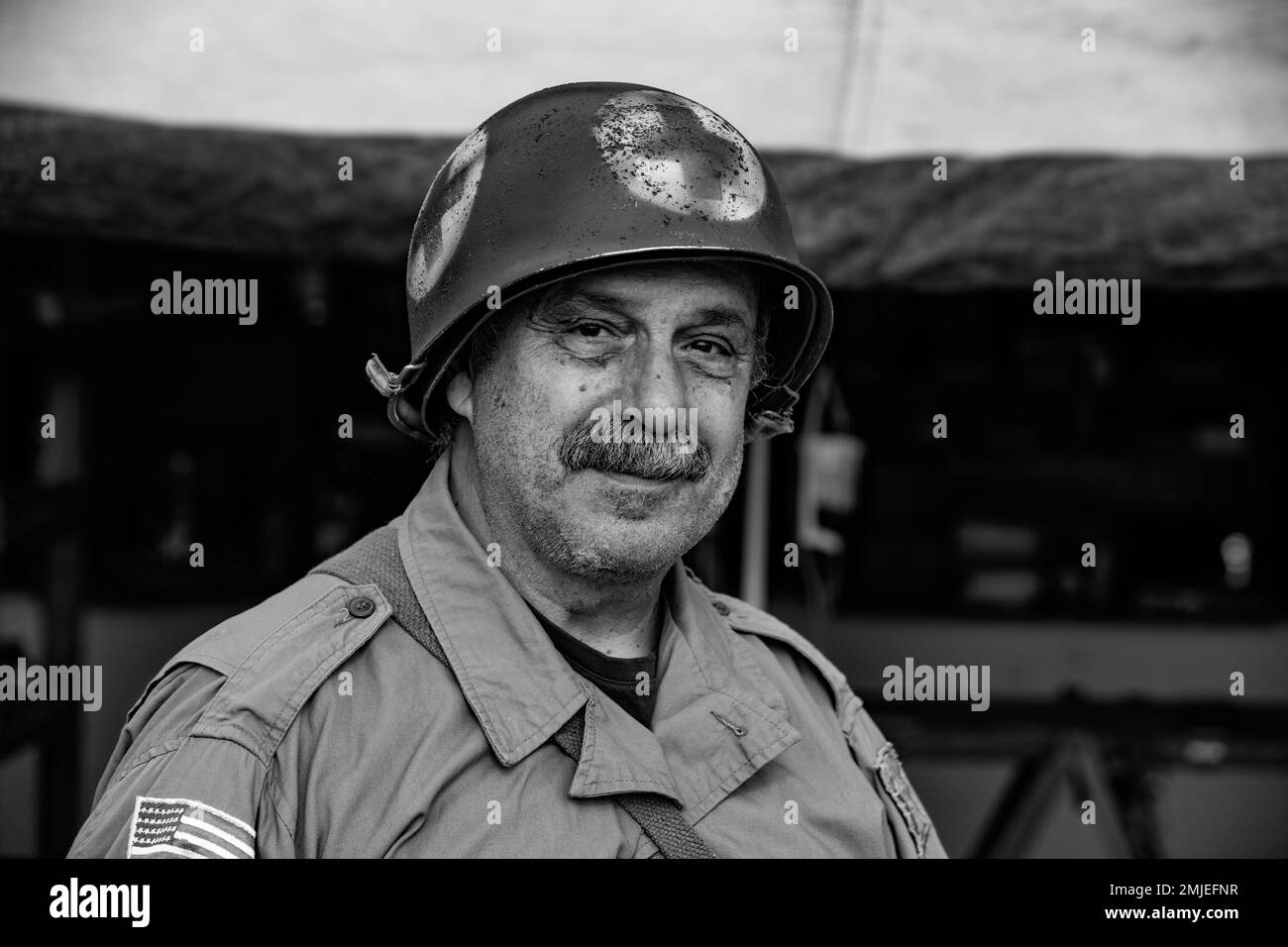Phillipo Pavone, a veteran of the Military Gendarmerie in Belgium, at ...