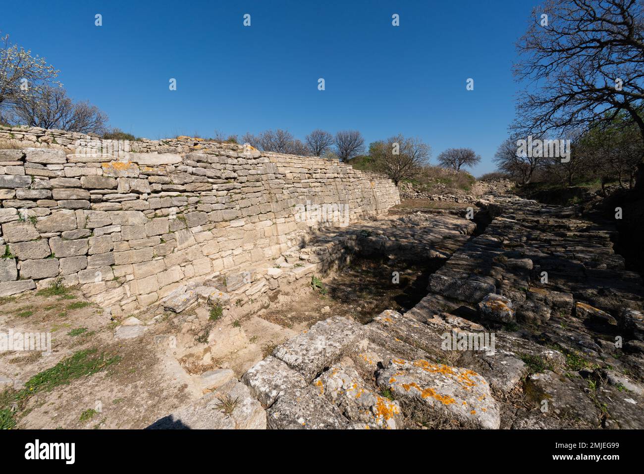 The archaeological sites of Troy Stock Photo - Alamy