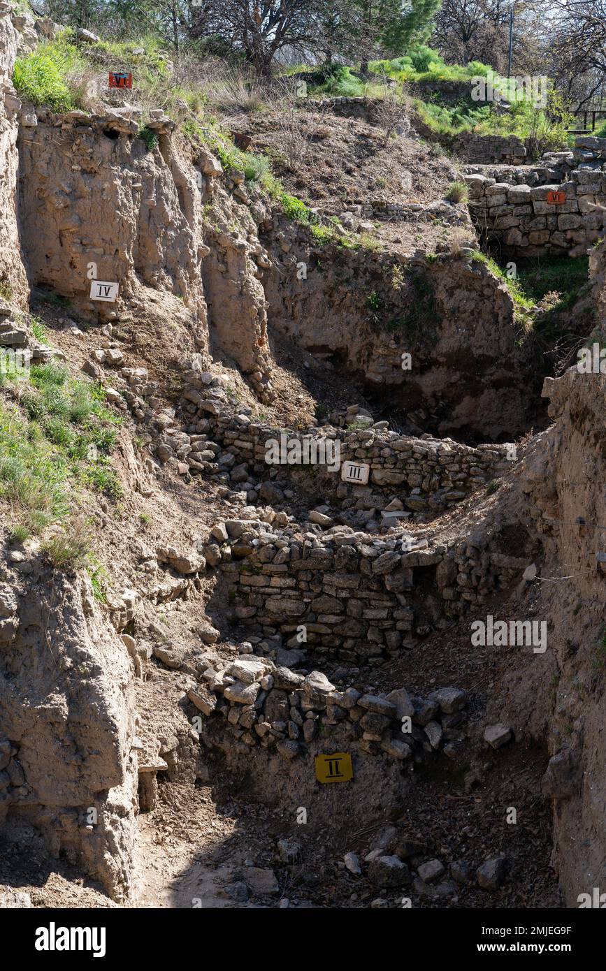 The archaeological sites of Troy Stock Photo - Alamy