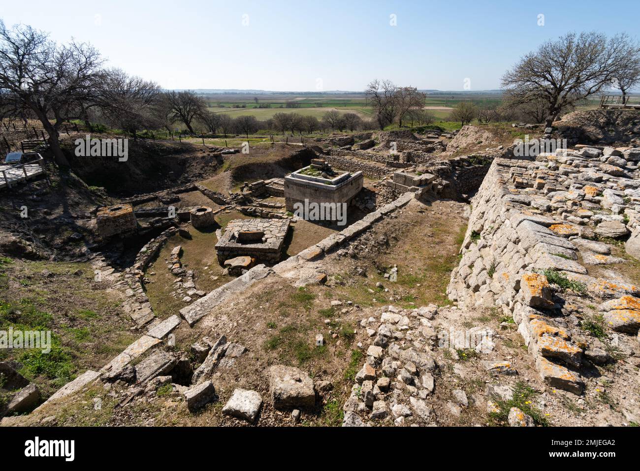 The archaeological sites of Troy Stock Photo - Alamy