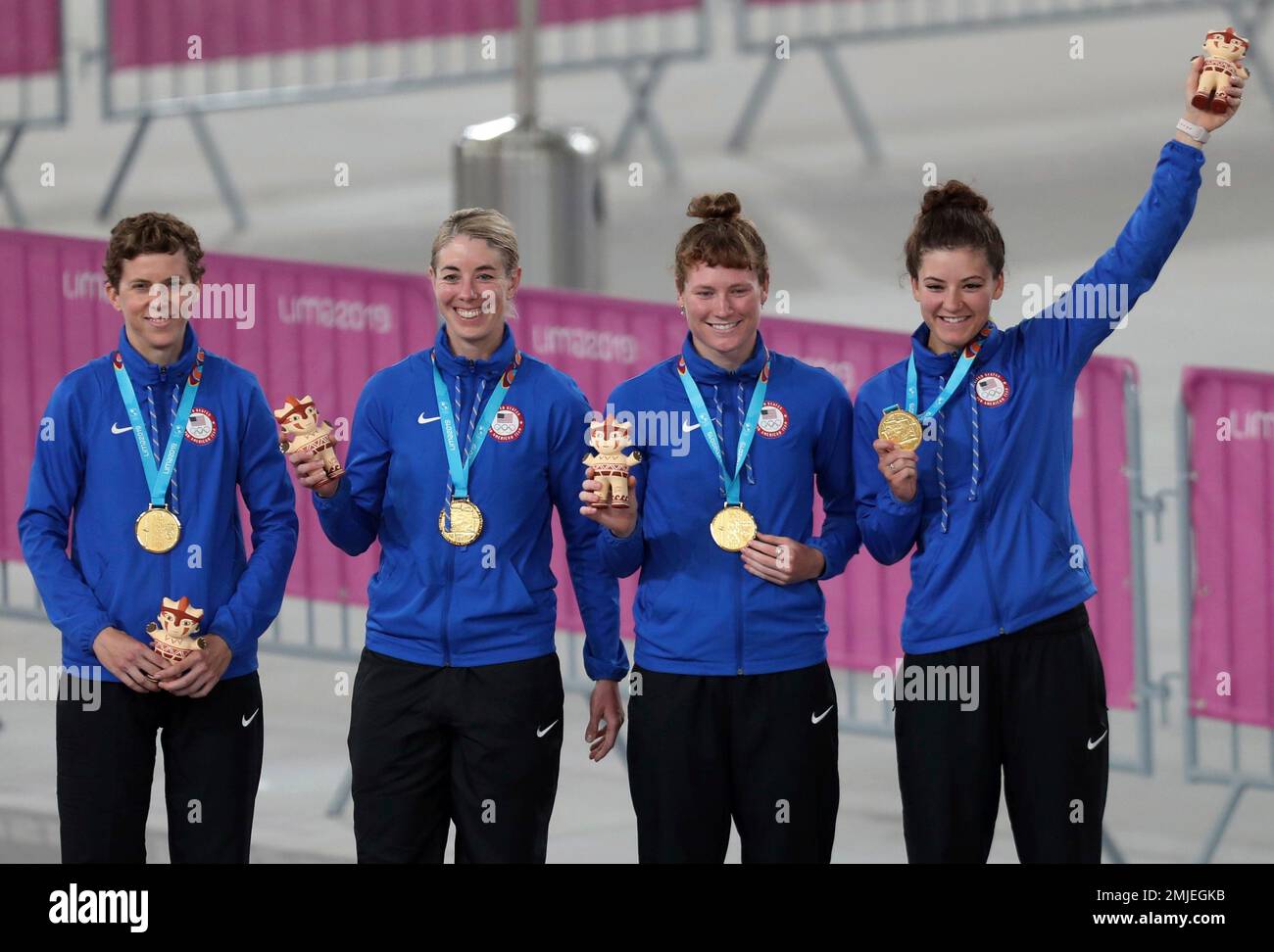 Kimberly Geist, from left, Christina Birch, Lily Williams and Chloe ...