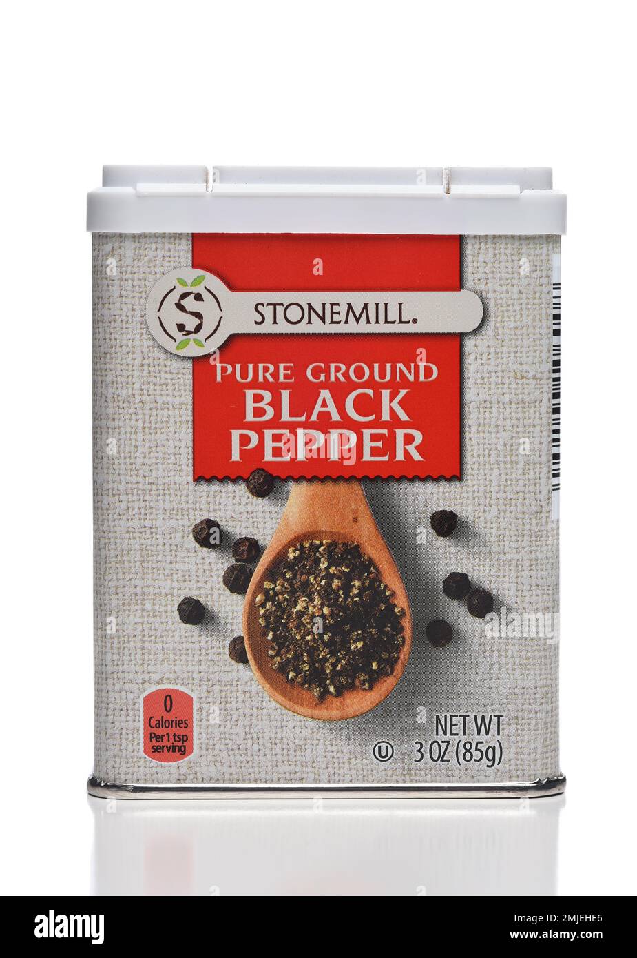 IRVINE, CALIFORNIA - 27 JAN 2023: A tin of Ground Black Pepper for ...