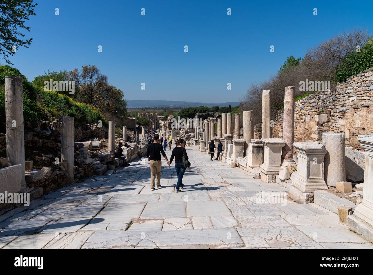 The ancient city of ephesus Stock Photo - Alamy