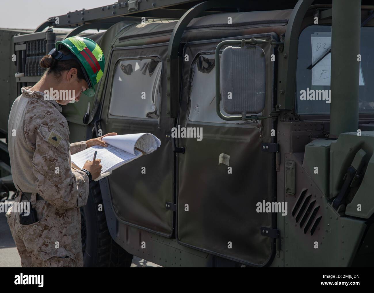 U.S. Marine Corps Cpl. Abigail Foster, a combat engineer with Combat ...
