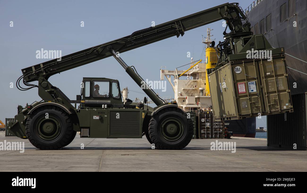 U.S. Marine Corps Cpl. Juan Luis Munoz, a heavy equipment operator with ...