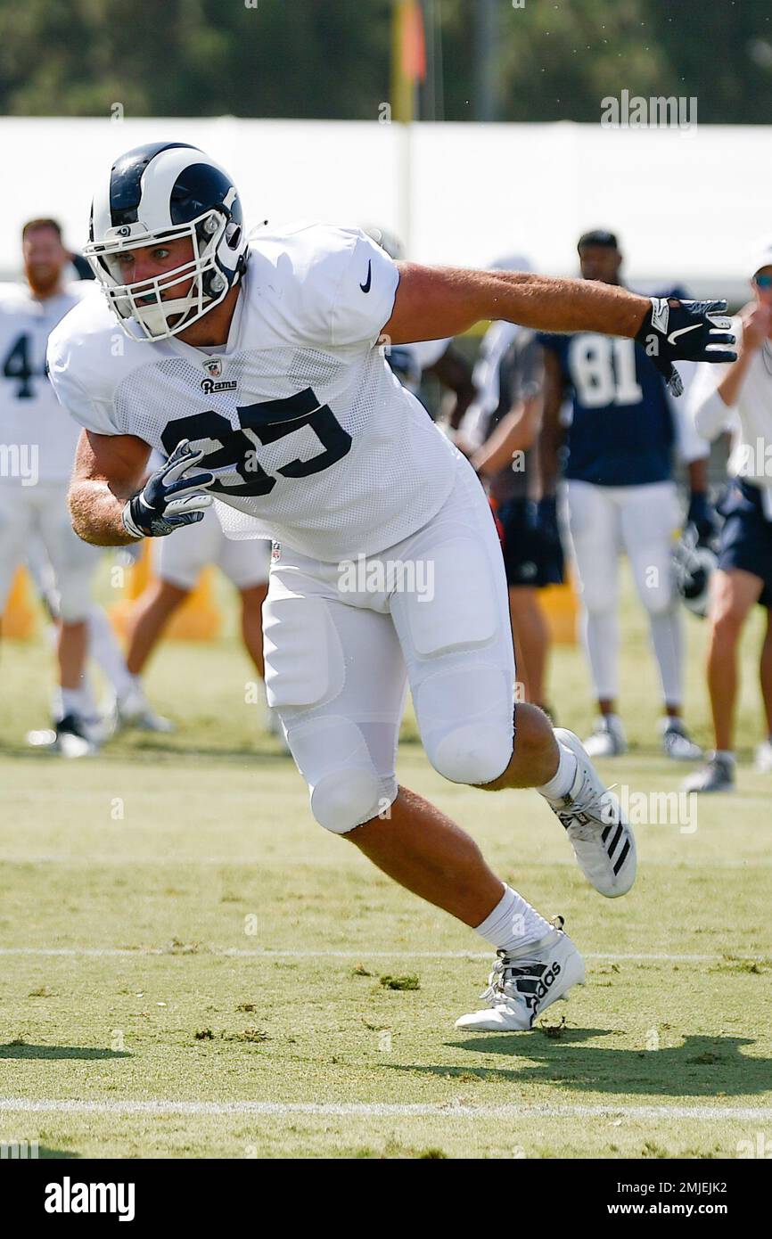 Los Angeles Rams linebacker Troy Reeder during an NFL football training ...