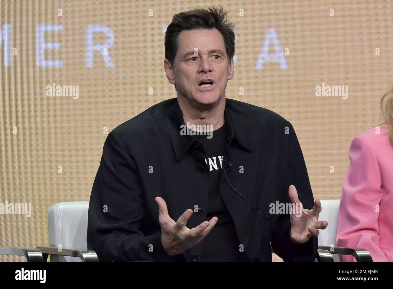 Jim Carrey participates in the Showtime "Kidding" panel during the ...