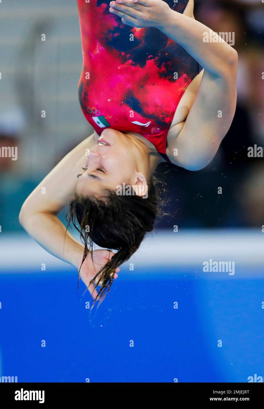 CORRECTS DATE - Dolores Hernandez of Mexico competes in the women's ...